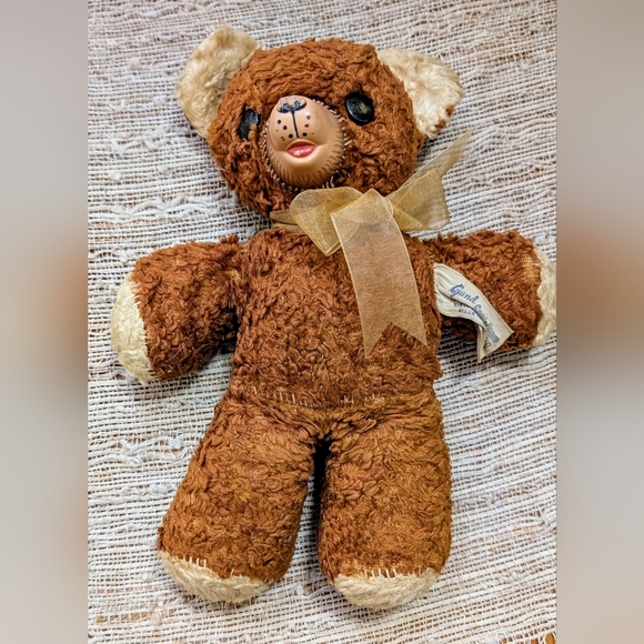 Gund | Toys | Vintage Gund Cubbi Sanifoam Stuffed Animal Teddy Bear ...